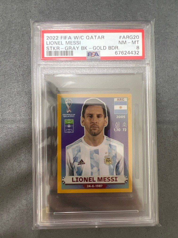PSA 8 2022 Fifa World Cup Lionel Messi, Hobbies & Toys, Toys & Games on ...