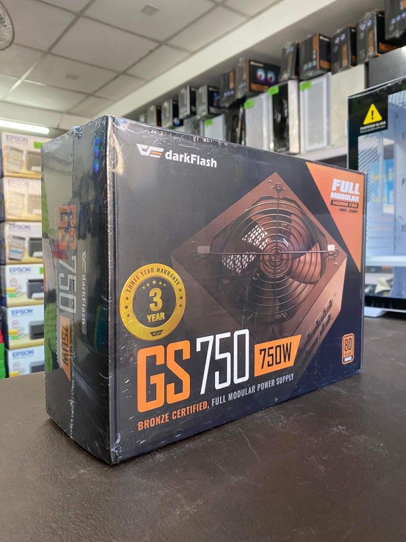 PSU: DARKFLASH 650W / 750W 80+ BRONZE, Computers & Tech, Parts ...