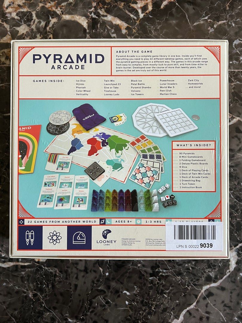 Pyramid Arcade board game like new, Hobbies & Toys, Toys & Games on ...