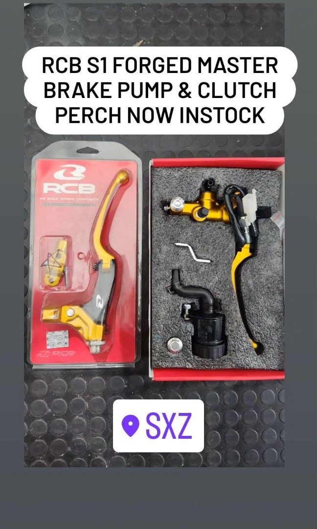 Rcb s1 clutch perch & brake pump system, Motorcycles, Motorcycle ...