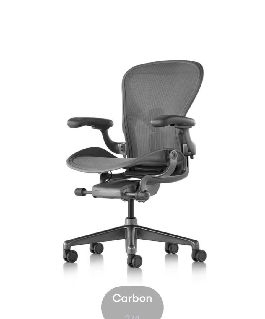 (READY STOCK)Herman Miller Aeron Remastered Ergonomic Chair , Furniture ...