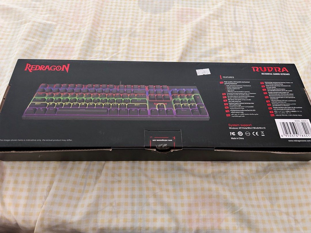 Red Dragon Rudra Mech Keyboard, Computers & Tech, Parts & Accessories ...