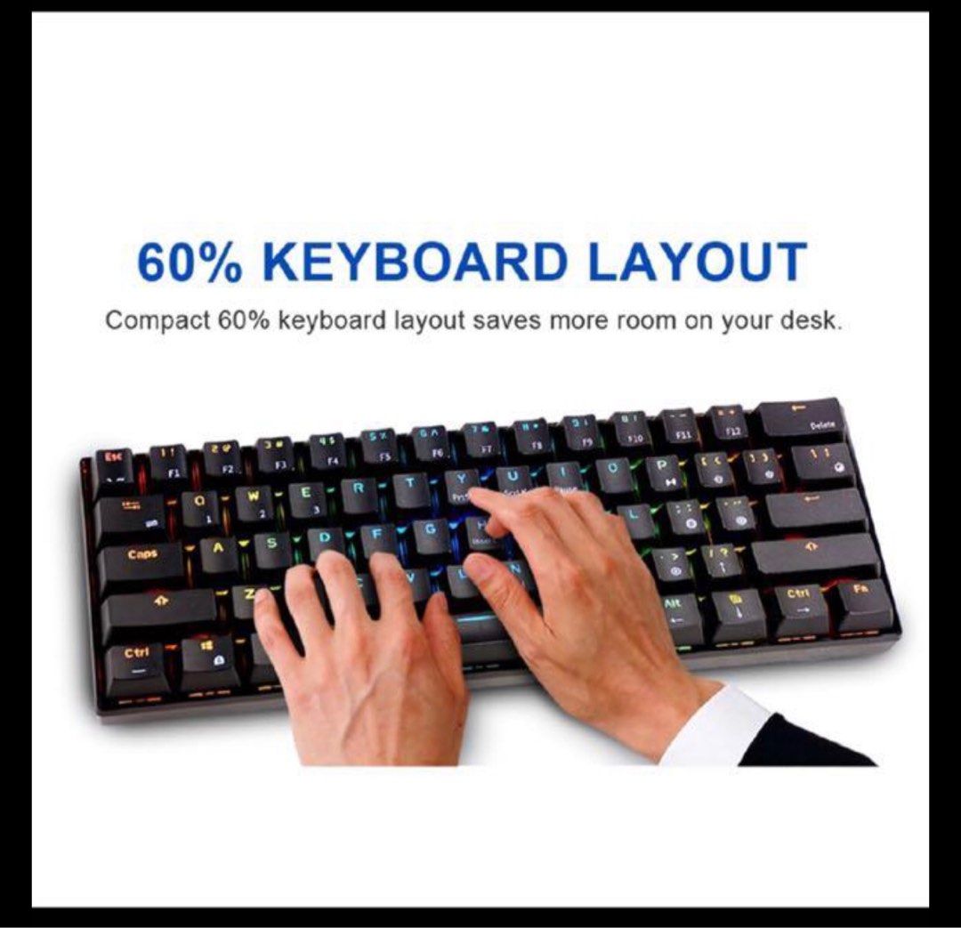 RK61 Royal Kludge Mechanical Keyboard Brown Switch 60%, Computers & Tech, Parts & Accessories ...