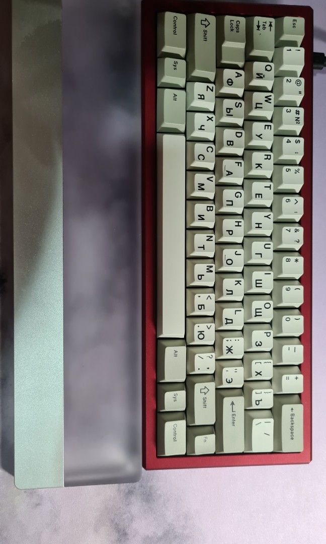 Salvation 60 red custom mechanical keyboard built, Computers & Tech ...