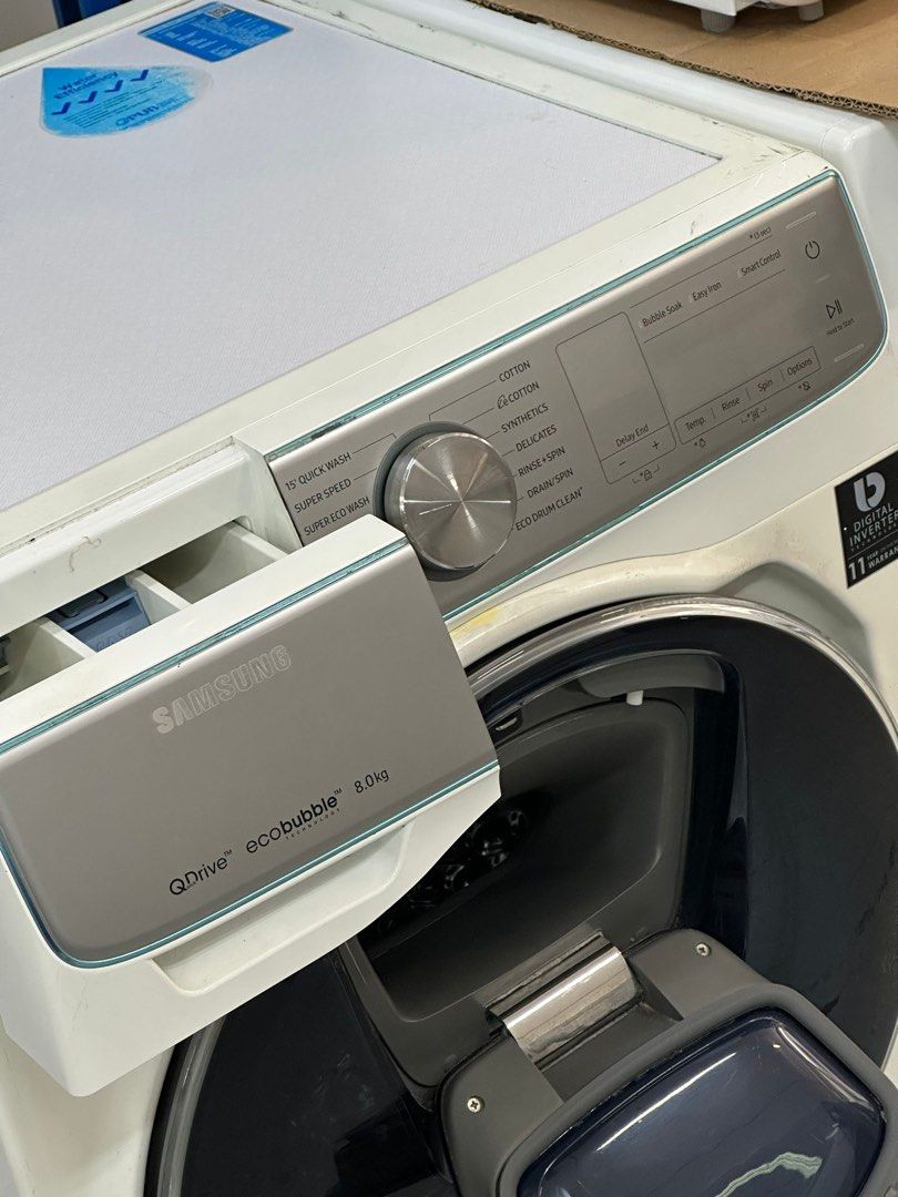 Samsung 8Kg Front Load Add Wash WW80M74FNOR-SP Washing Machine, TV ...