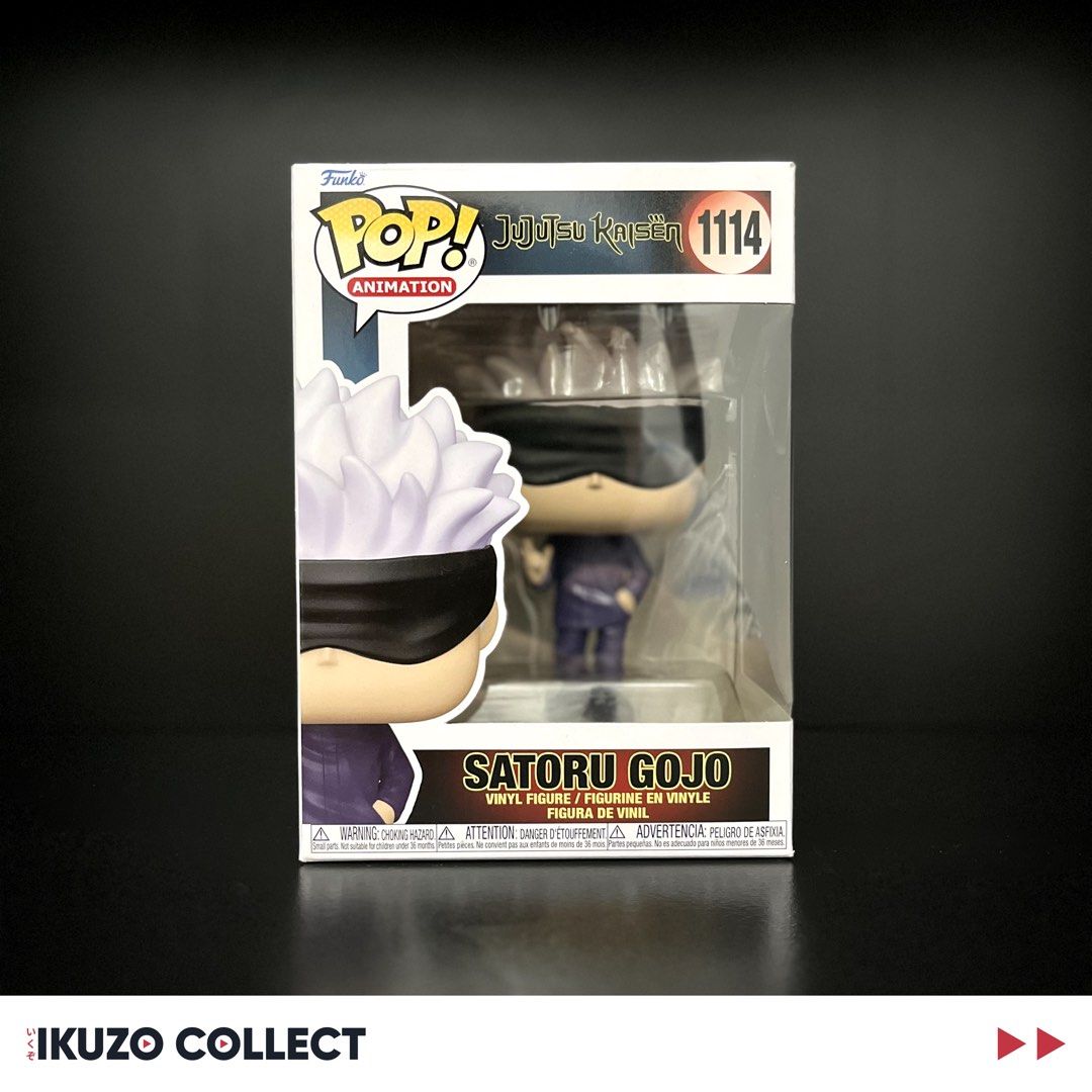 Satoru Gojo Funko Poo, Hobbies & Toys, Toys & Games on Carousell