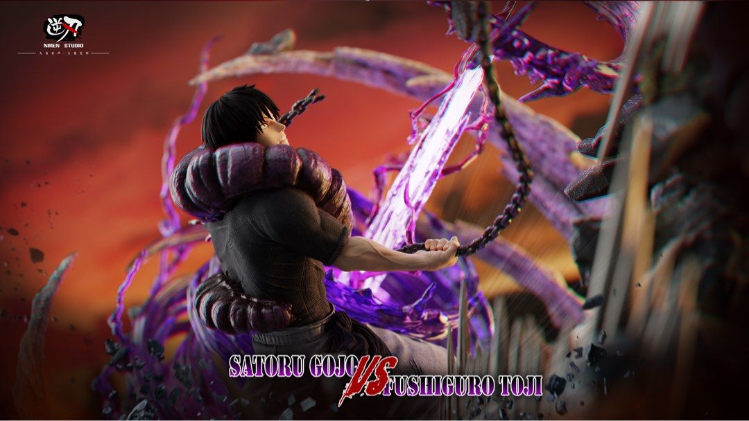 Satoru Gojo vs Fushiguro Toji GK Figure NiRen Studio Jujutsu Kaisen ...