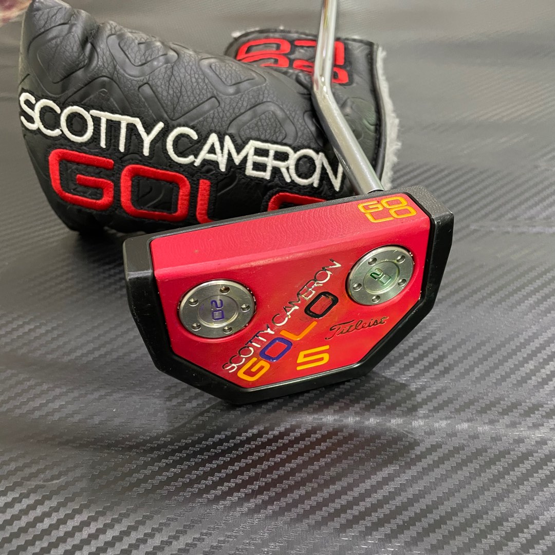 Scotty Cameron Golo 5 custom black red putter, Sports Equipment, Sports ...
