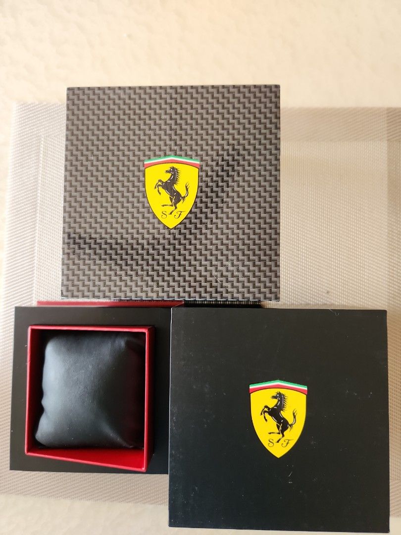 Scuderia Ferrari Navy Blue Watch, Men's Fashion, Watches & Accessories ...