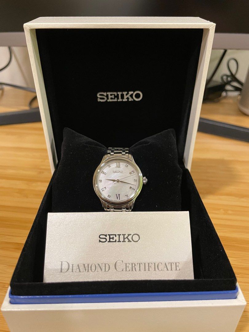 Seiko Diamond Series Watch, Luxury, Watches on Carousell
