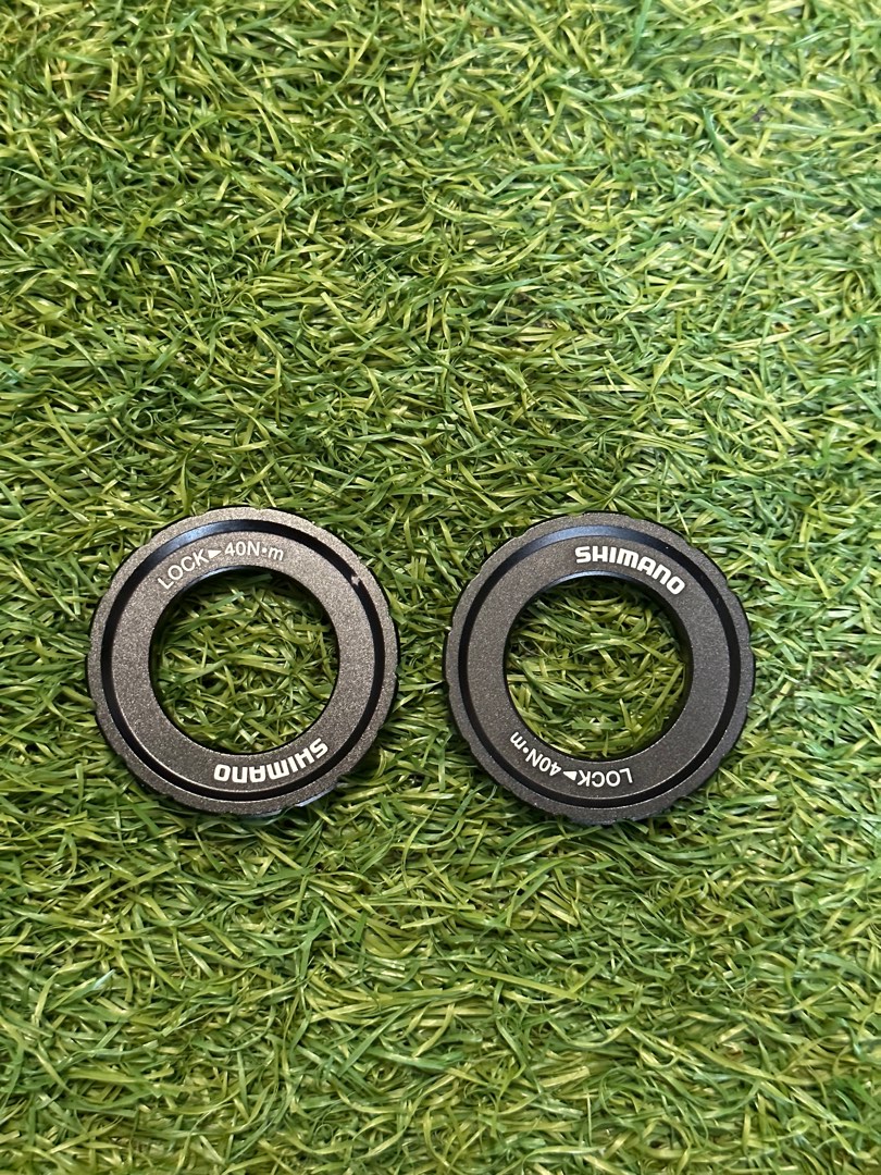 Shimano bicycle disc rotor lock ring external aluminium ultegra dura ...