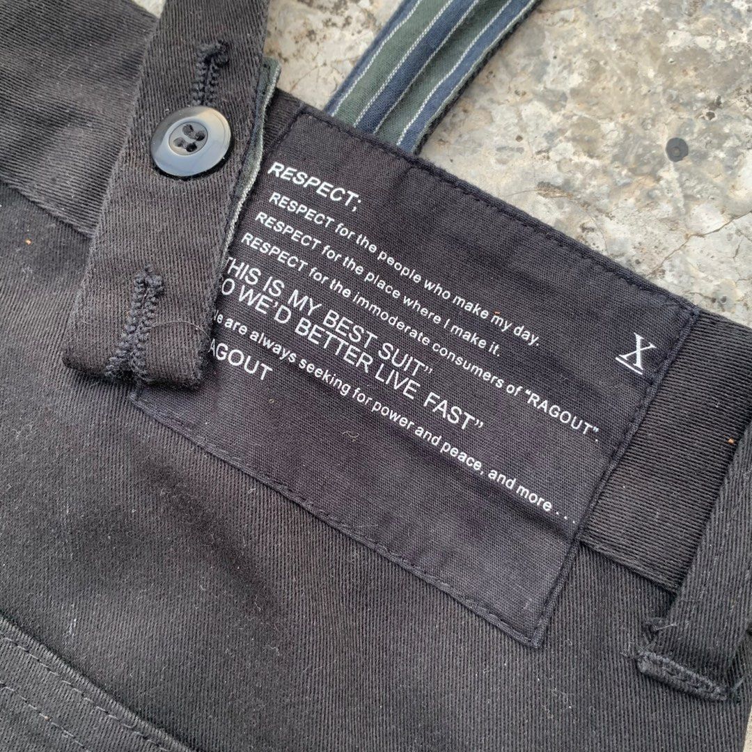 Skinhead Rag out Overall cargo pants suspander second, Fesyen Pria ...
