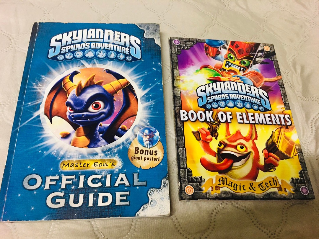 Skylanders Spyro's Adventure Official Guide and Book Of Elements on ...