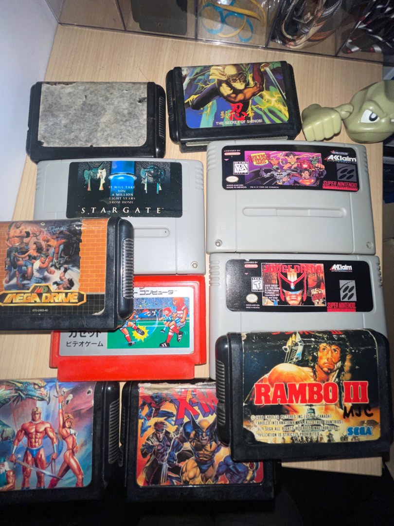 SNES cartridges, Video Gaming, Video Games, Nintendo on Carousell