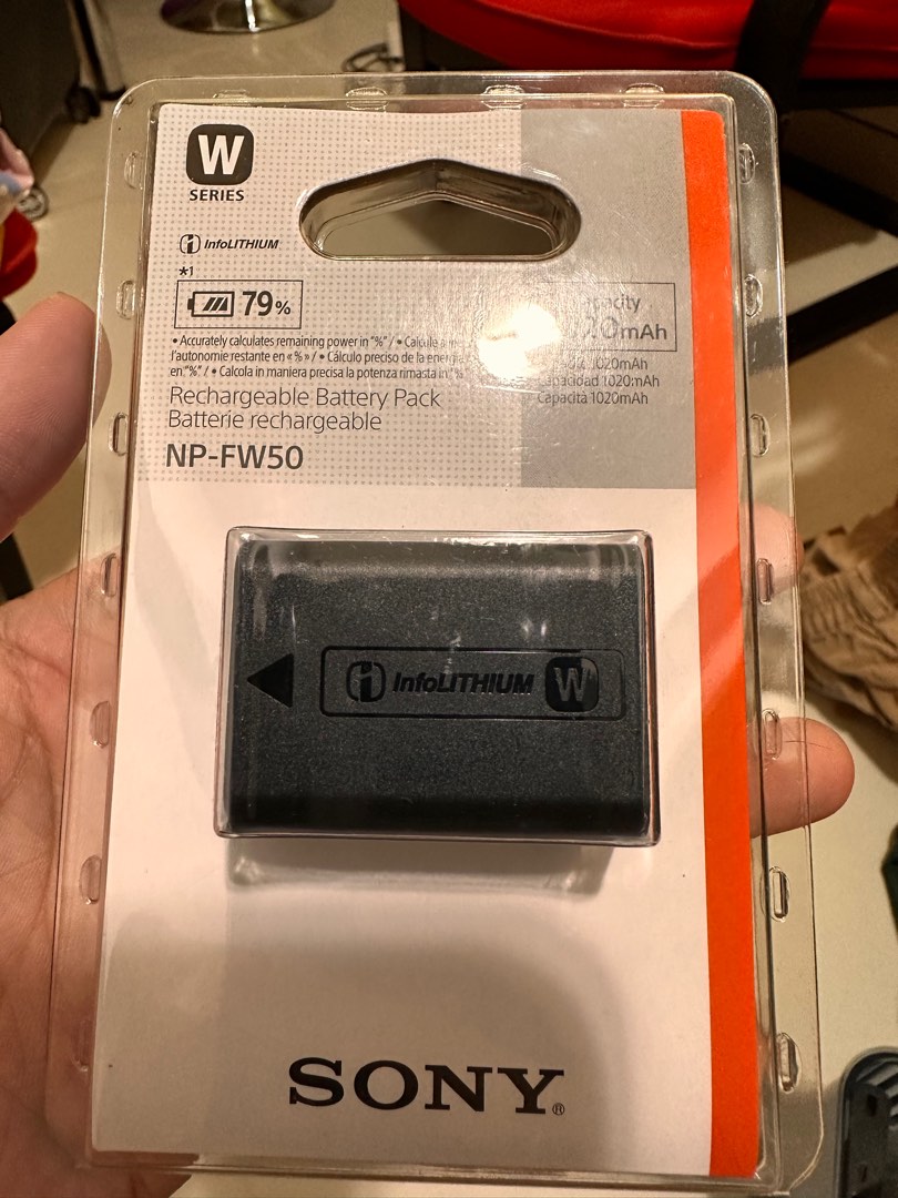 Sony Alpha battery - NP-FW50, Photography, Cameras on Carousell