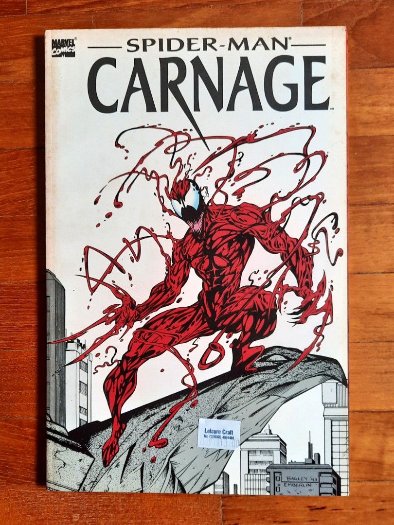 Spider-Man : Carnage (1993) TPB 1st appearance of Cletus Kasady ...
