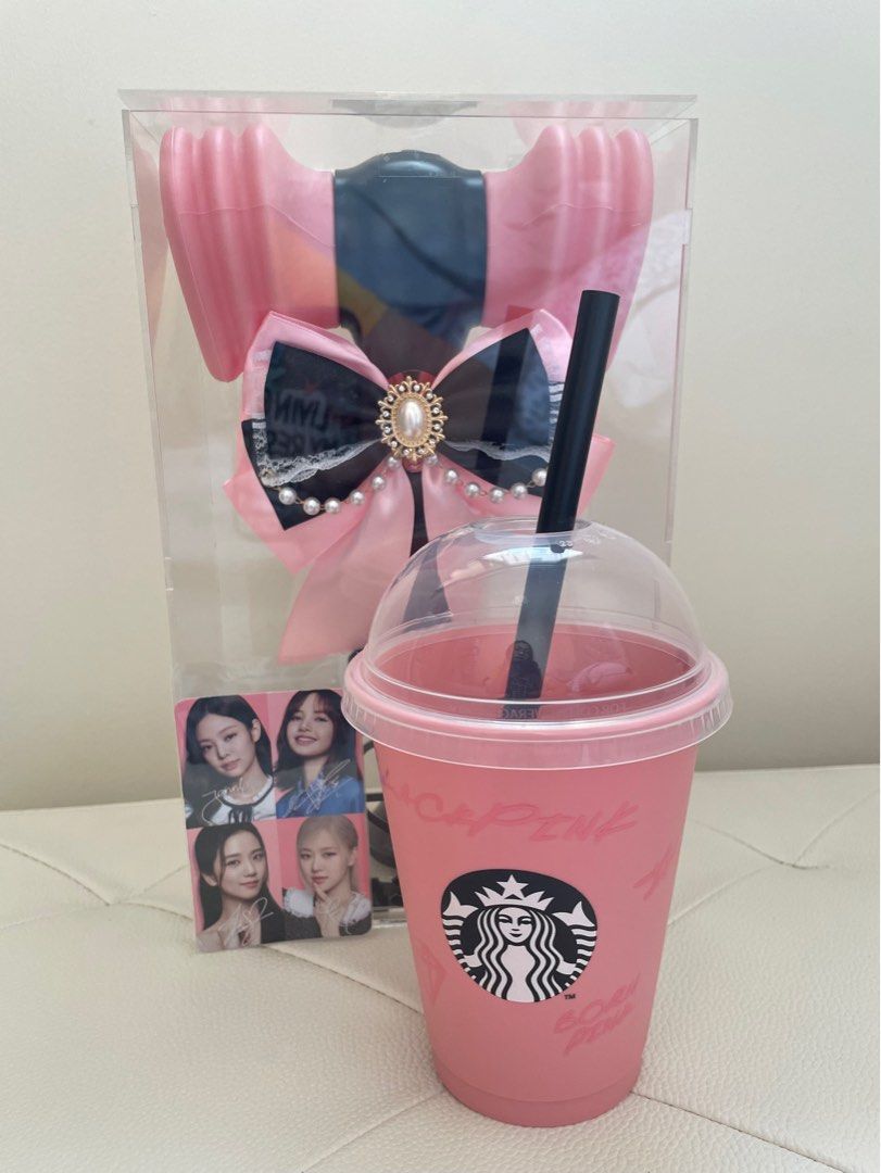 StarbucksxBlackpink Reusable Cup, Furniture & Home Living, Kitchenware ...