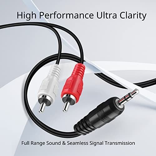 [Stockist.SG] TNP 3.5mm to RCA Audio Cable (15 Feet) Bi-Directional ...