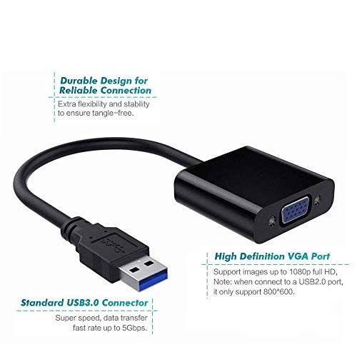 [Stockist.SG] USB 3.0 to VGA Adapter Converter,USB to VGA Video Graphic ...