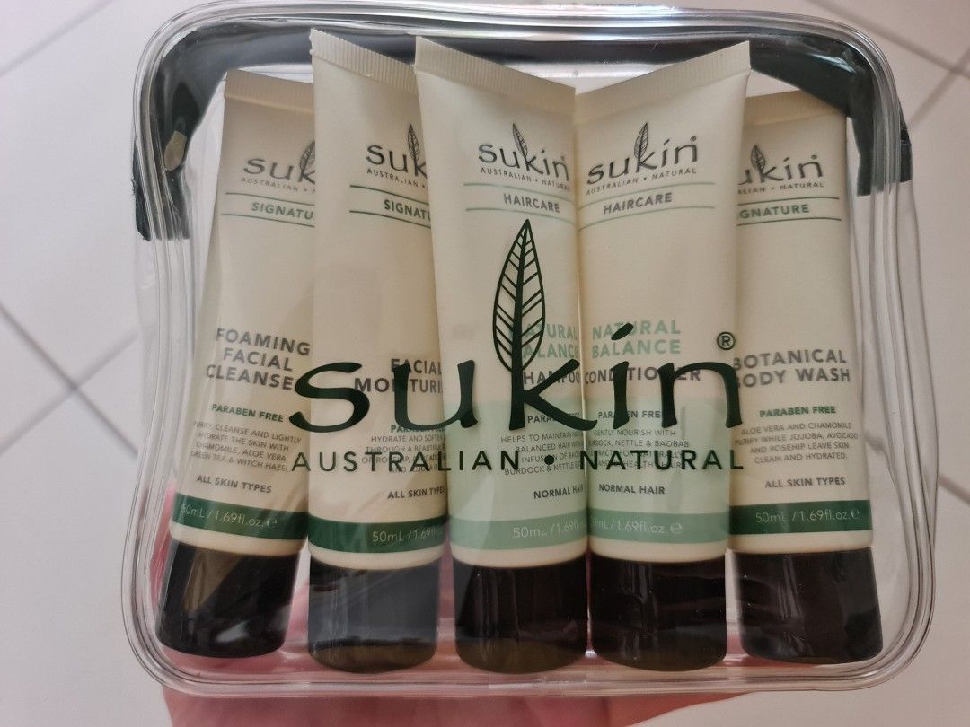 Sukin 5-piece Travel Pack, Beauty & Personal Care, Bath & Body, Body ...