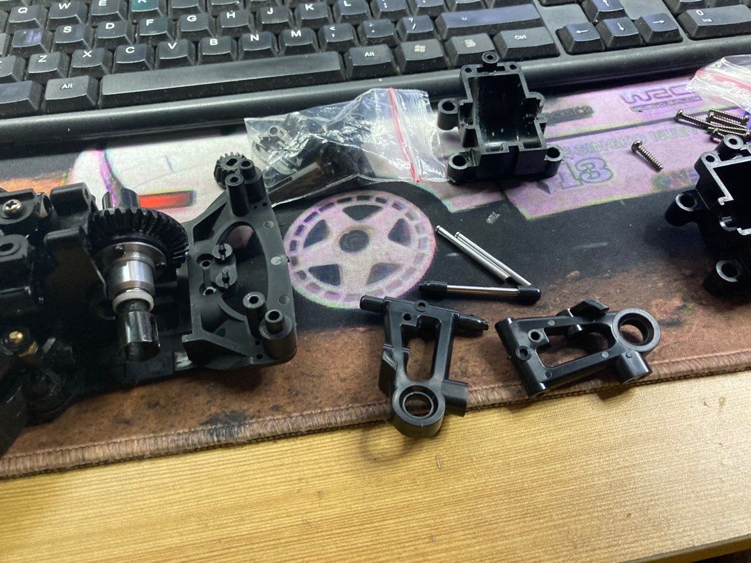 Tamiya TT01 kit with upgrades, Hobbies & Toys, Toys & Games on Carousell