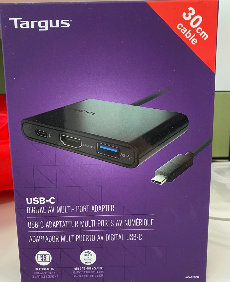 Targus multi port adapter with cable *new, Mobile Phones & Gadgets ...