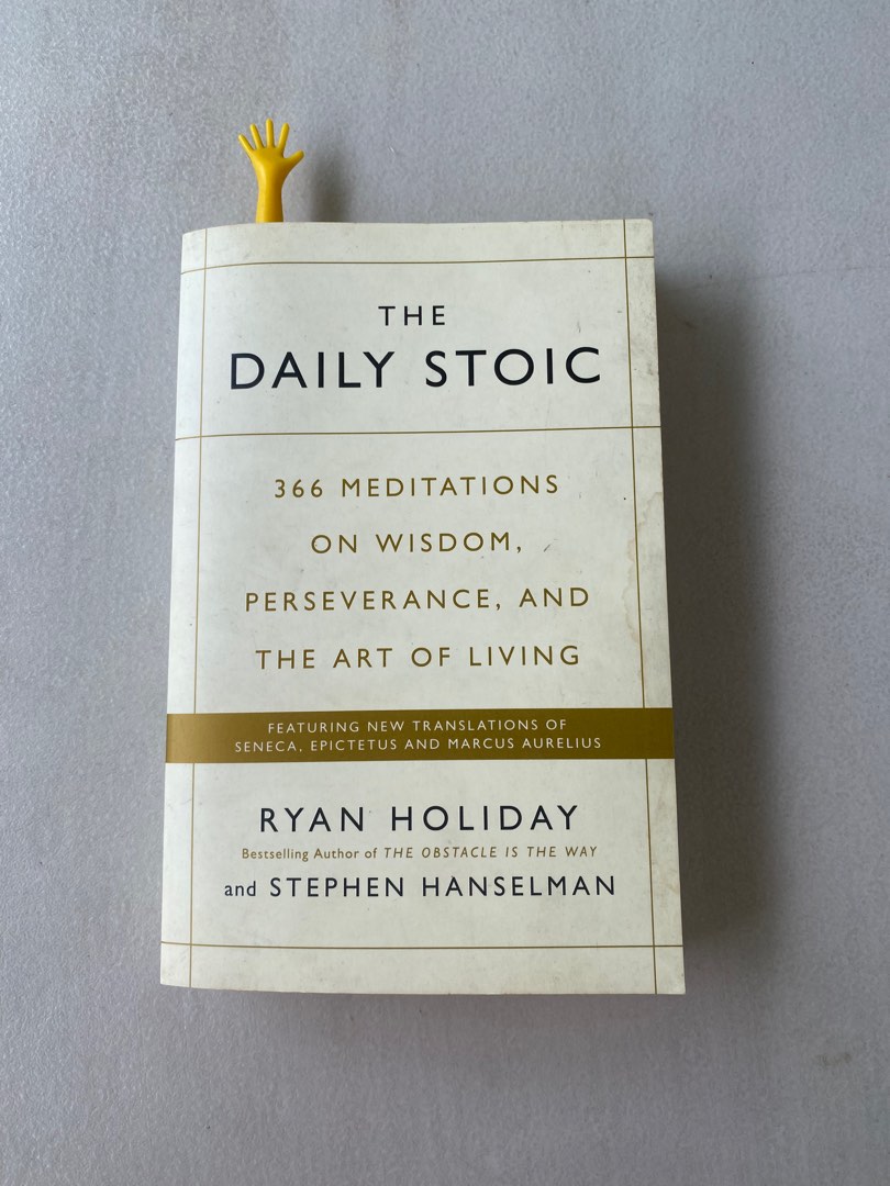 The Daily Stoic with Free Bookmark by Ryan Holiday on Carousell