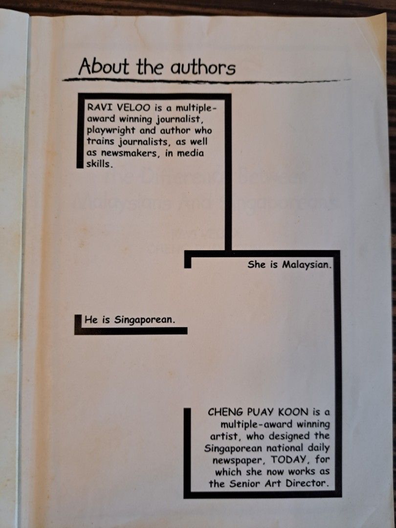 The Difference Between Malaysians and Singaporeans by Ravi Veloo ...