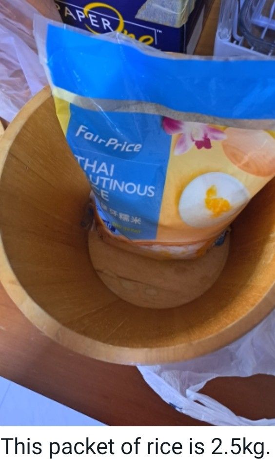 Timber Rice Storage Container, Furniture & Home Living, Kitchenware ...