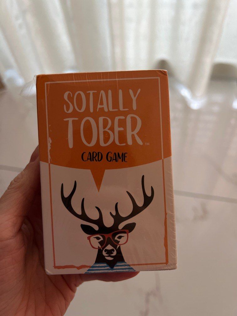 Totally Sober Drink Card Game, Hobbies & Toys, Toys & Games on Carousell