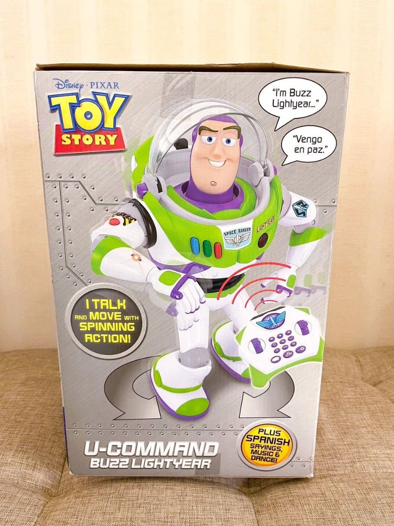 Toy Story U-Command Buzz Lightyear with Remote Control, Toys ...