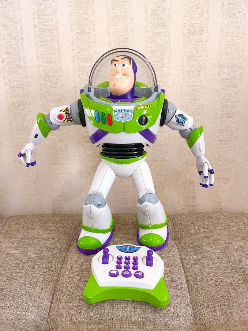 Toy Story U-Command Buzz Lightyear with Remote Control, Toys ...