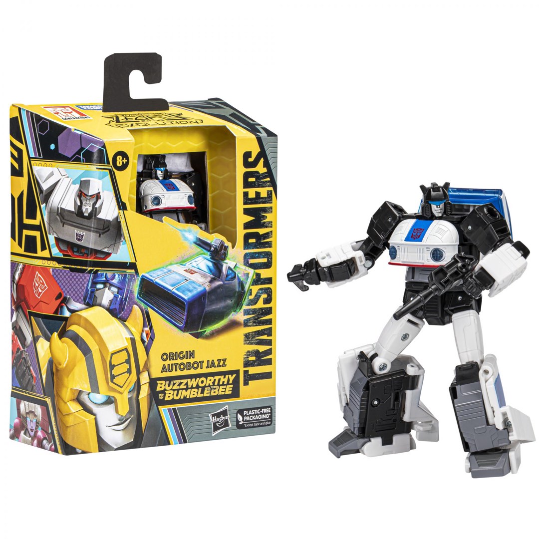 Transformers Buzzworthy Bumblebee Legacy: Evolution Origin Autobot Jazz ...