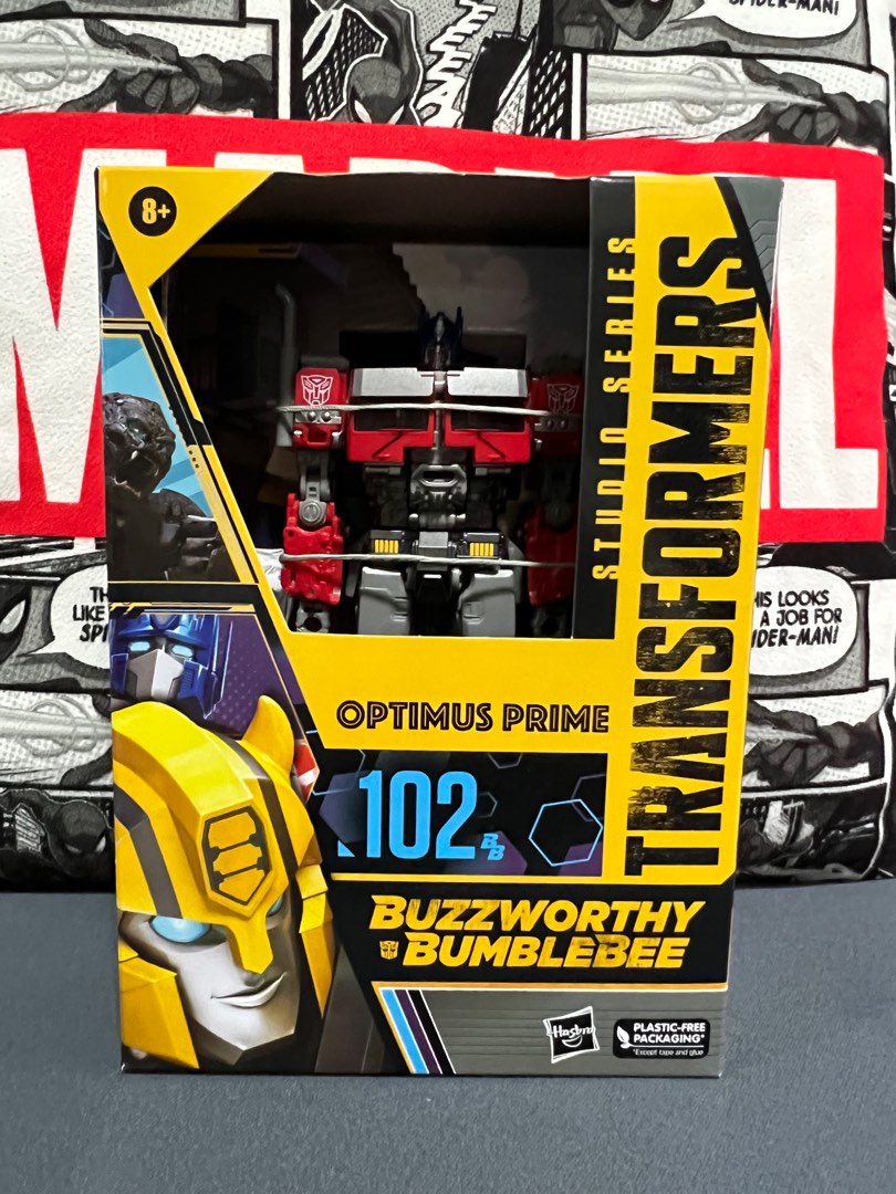 Transformers Studio Series 102 Optimus Prime Buzzworthy Bumblebee Rise ...