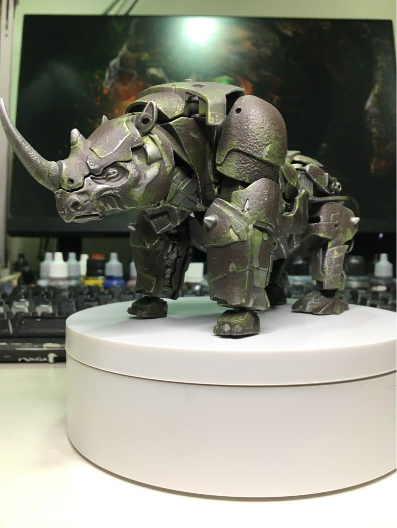 Transformers Studio Series Rise of the Beasts Rhinox [Custom], Hobbies ...