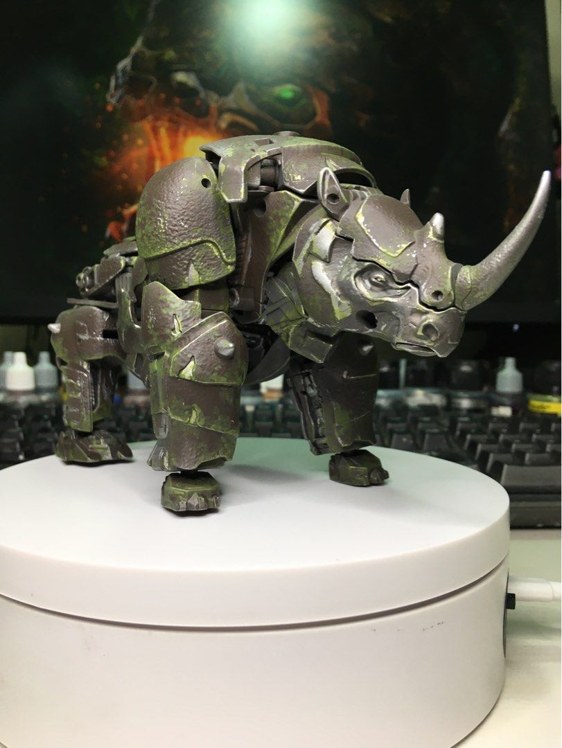 Transformers Studio Series Rise of the Beasts Rhinox [Custom], Hobbies ...