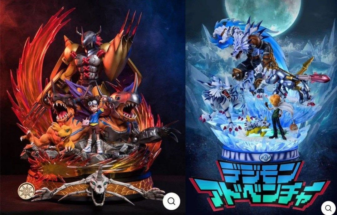 Tumbler Studio digimon evolution series, Hobbies & Toys, Toys & Games ...