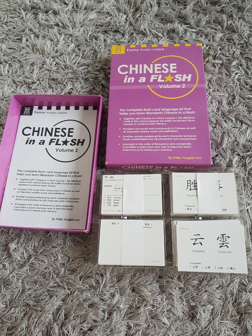 Tuttle flash cards chinese, Hobbies & Toys, Books & Magazines ...