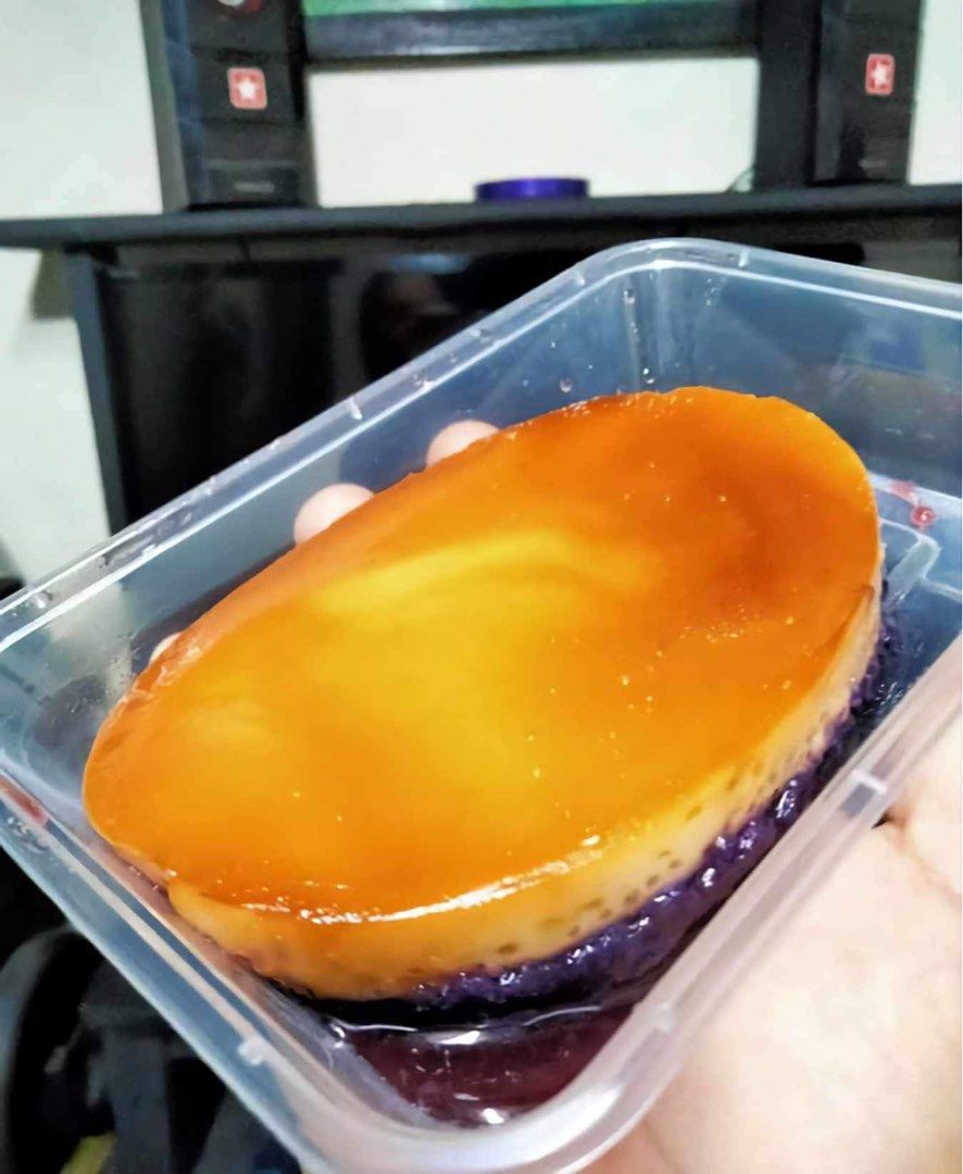 Ube Flan, Food & Drinks, Other Food & Drinks on Carousell