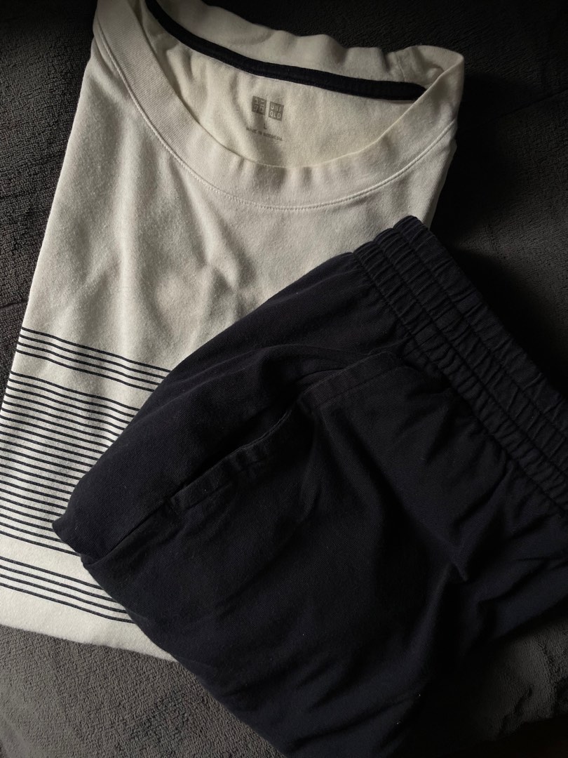 Uniqlo Sleep Coordinates, Men's Fashion, Tops & Sets, Sleep and ...