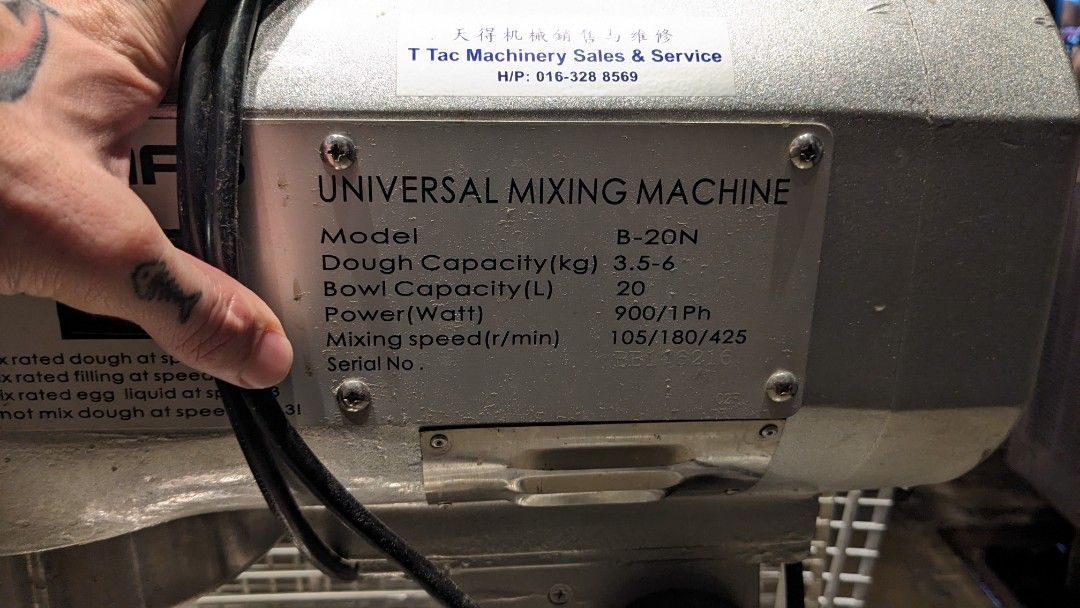 Universal Mixing Machine 20L / Dough Mixer, TV & Home Appliances ...