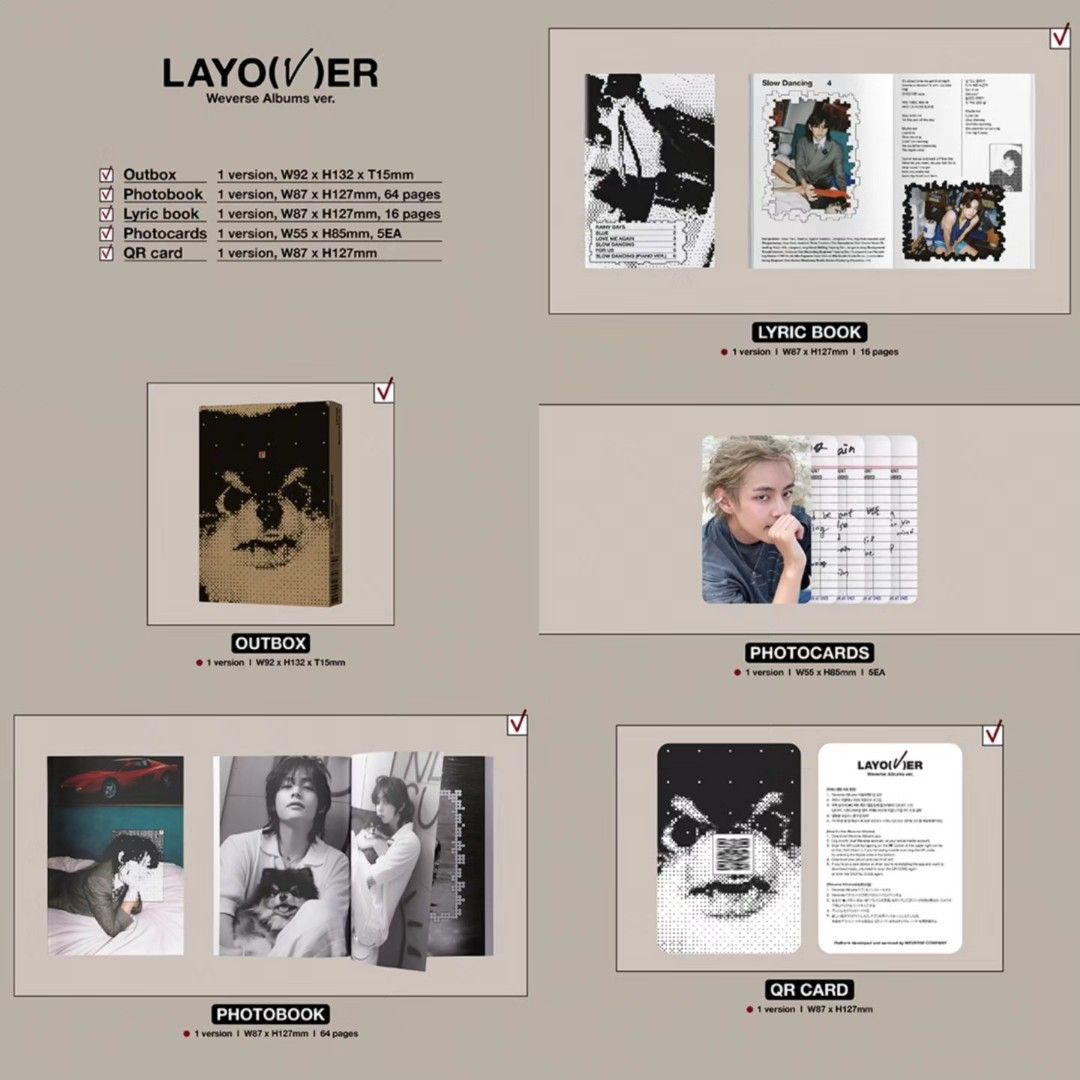 V - SOLO ALBUM [Layover], Hobbies & Toys, Collectibles & Memorabilia, K ...