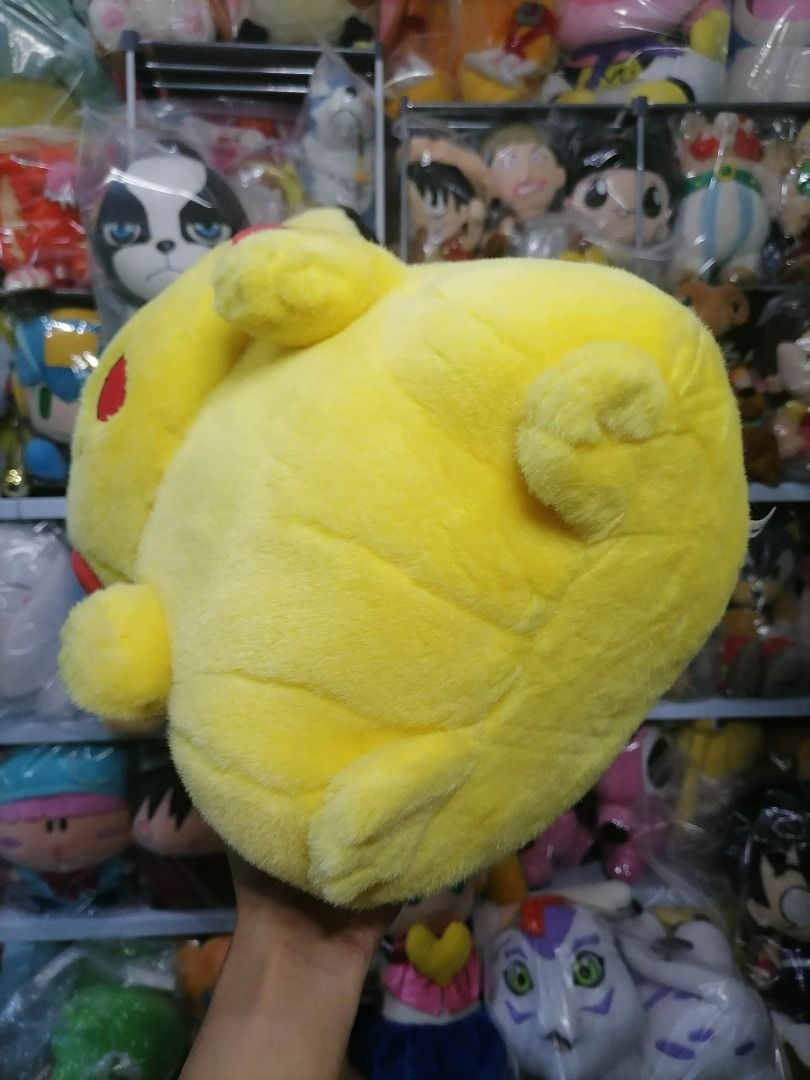 VINTAGE: Classic and Lifesize Fuzzy Fat Pikachu Pokemon Plush Toy ...