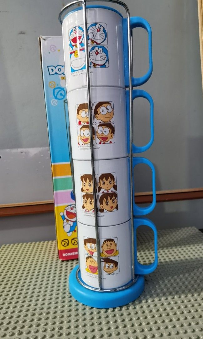 Vintage Doraemon Coffee cup set on Carousell