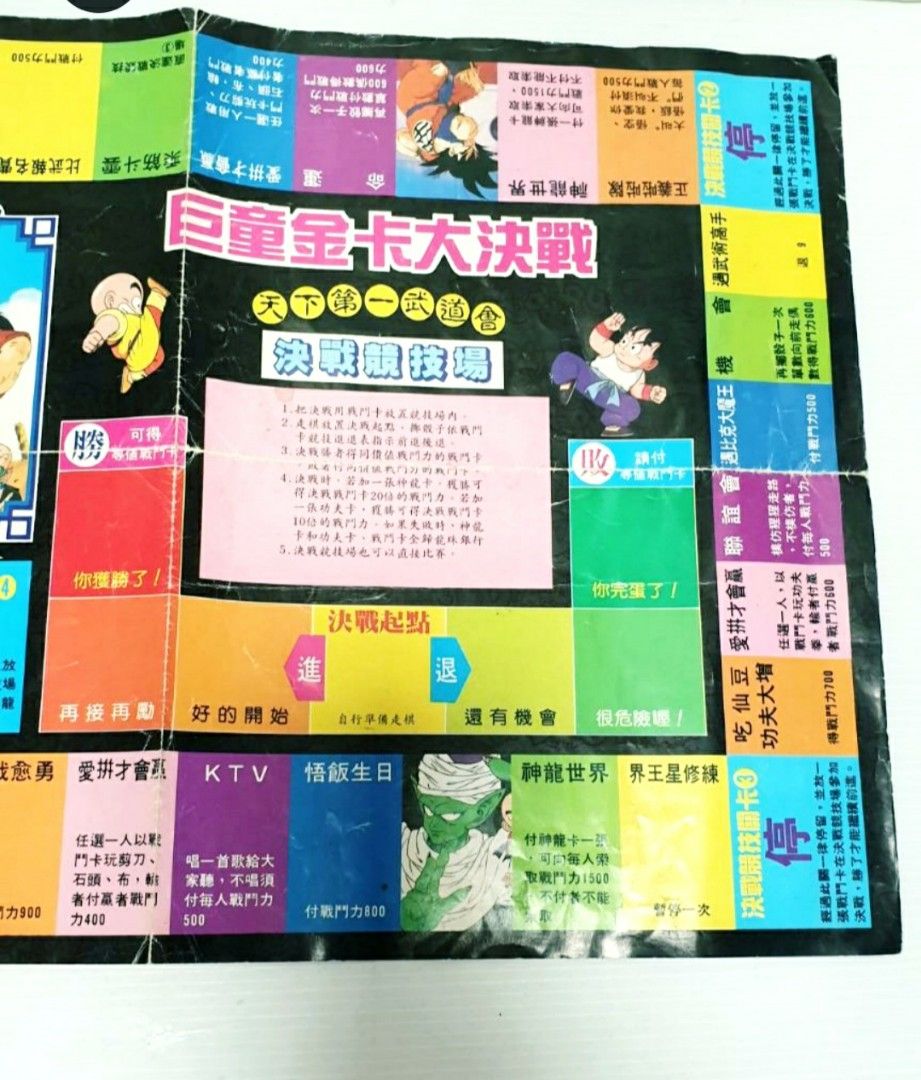 Vintage Dragonball Board Game Hobbies And Toys Memorabilia And Collectibles Vintage Collectibles
