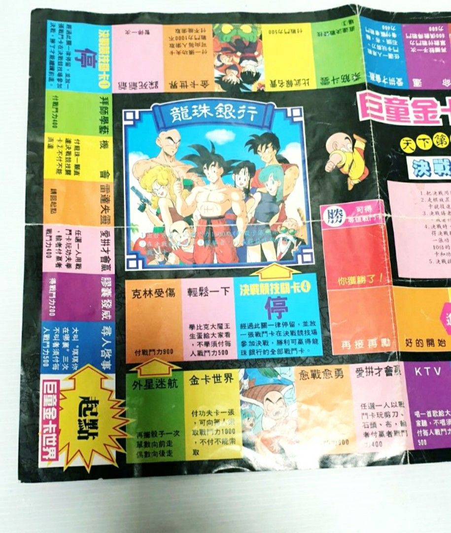 Vintage Dragonball Board Game Hobbies And Toys Memorabilia And Collectibles Vintage Collectibles