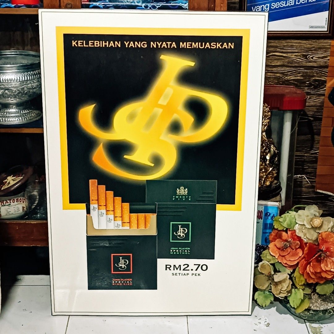 Vintage Frame Poster JPS, Hobbies & Toys, Collectibles & Memorabilia ...