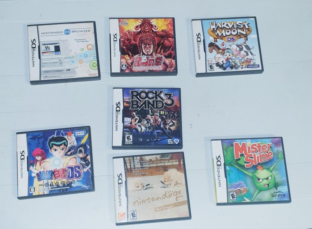 vintage Nintendo ds game cartridge lot 2, Hobbies & Toys, Toys & Games ...