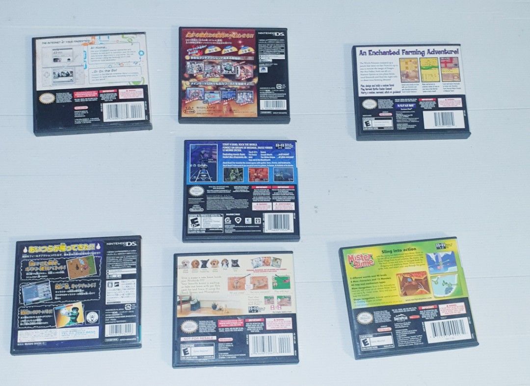 vintage Nintendo ds game cartridge lot 2, Hobbies & Toys, Toys & Games ...