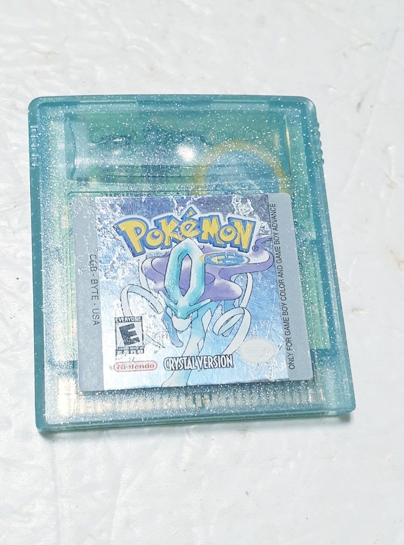 vintage Nintendo gameboy pokemon crystal version game cartridge ...